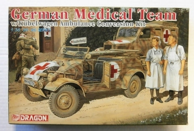 DRA6137 - Dragon 1/35 German Medical Team - Kubelwagen Ambulance ...