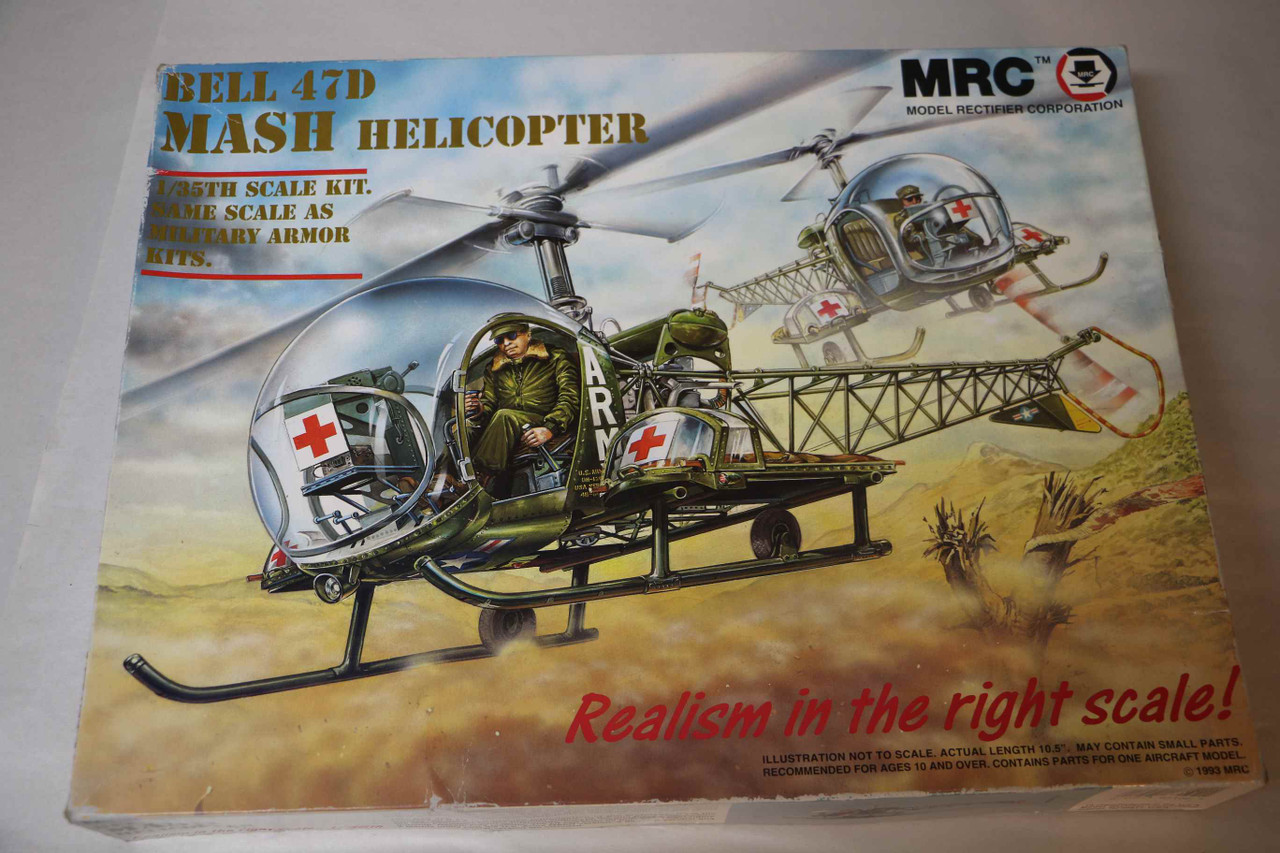 MRCBA102 - MPC 1/35 Bell 47D MASH Helicopter - Wheels and Wings Hobbies