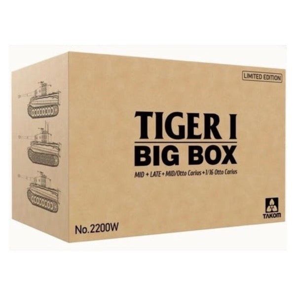 TKM2200W - Takom 1/35 Tiger I BIG BOX (Discontinued) - Wheels and Wings ...