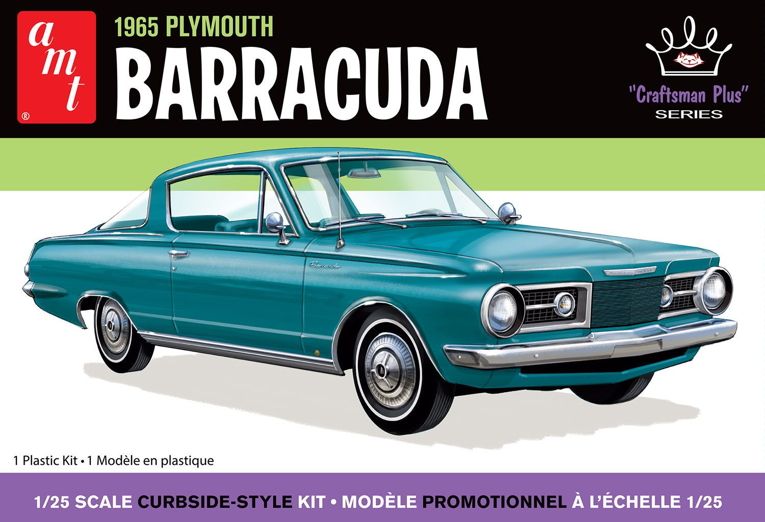 1431 - AMT 1/25 Plymouth Barracuda Craftsman Plus