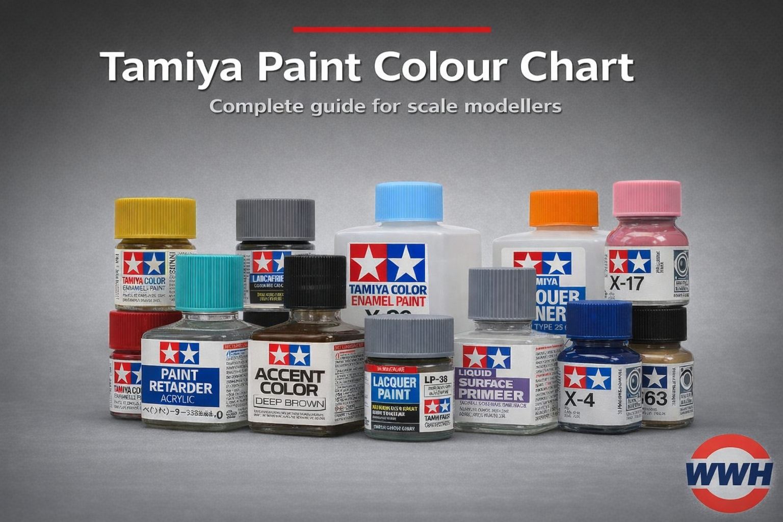 Tamiya Paint Colour Chart — Complete Guide - Wheels & Wings Hobbies
