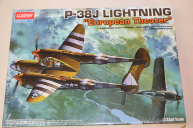 ACA12405 - Academy - 1/72 P-38J Lightning Euro Theatre""