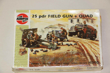 AIR01305 - Airfix - 1/76 25pdr Field Gun & Morris Quad