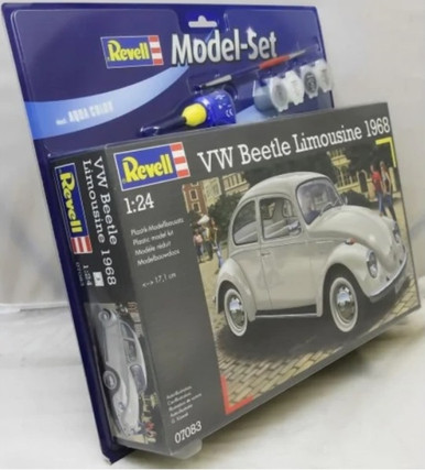 RAG67083 - Revell - 1/24 1968 VW Beetle MODEL SET