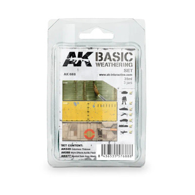 AKIAK688 - AK Interactive Basic Weathering Set