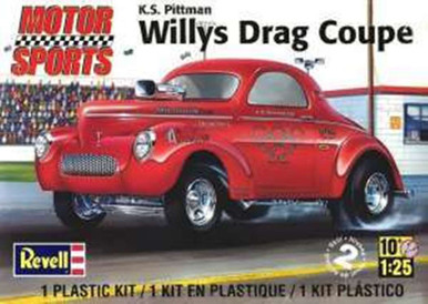 RMX4990 - Revell 1/25 K.S. Pittman Willys Drag Coupe