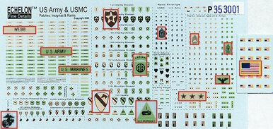 EFDP353001 - Echelon Fine Details 1/35 US Army & USMC the Marks of a ...