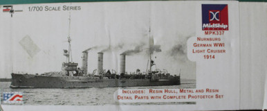MIDMPK336 - MidShip Models 1/700 Konigsburg WWI Ger Lt Cruiser