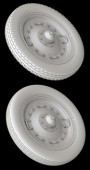 HUS35044 - Hussar Productions 1/35 Sov M30/D1 Soviet Howitzer Wheels