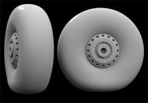HUS72004 - Hussar Productions 1/72 Halifax Wheels Smooth