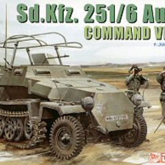 DRA6206 - Dragon 1/35 Sd.Kfz.251/6 Ausf.C Command Vehicle 39-45 Series ...