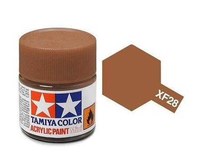 Tamiya XF-28 Flat Dark Copper Acrylic Paint 10ml | Wheels & Wings Hobbies