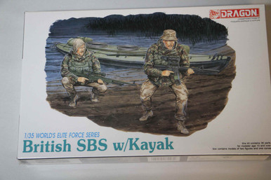 DRA3023 - Dragon 1/35 British SBS with Kayak Worlds Elite Force Series ...