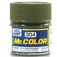 MRHC304 - Mr. Hobby Olive Drab FS34087 (semi-Gloss/Aircraft) - Wheels ...