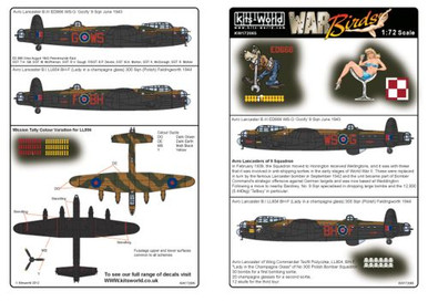 KWMKW172065 - Warbirds Decals KW172065 1/72 Avro Lancaster Decal Set ...
