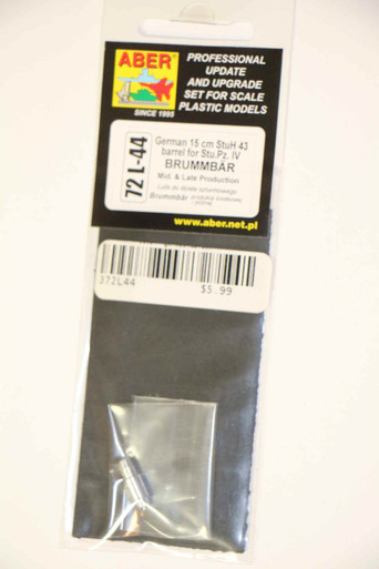 ABE72L44 - ABER 1/72 German 15 cm StuH 43 Barrel for Stu.Pz. IV ...