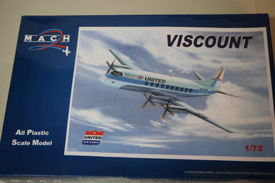 GP101 - Mach 2 1/72 Viscount United Airline