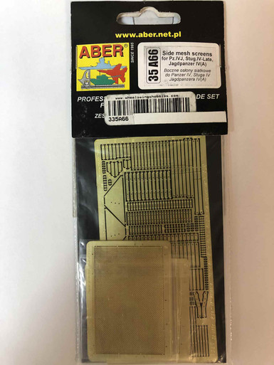 ABE35A66 - ABER 1/35 Side Mesh Screens for Pz.IVJ, Stug.IV-Late ...