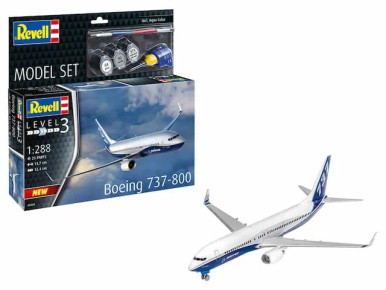 RAG63809 - Revell 1/288 Model Set Boeing 737-800 - Wheels & Wings Hobbies