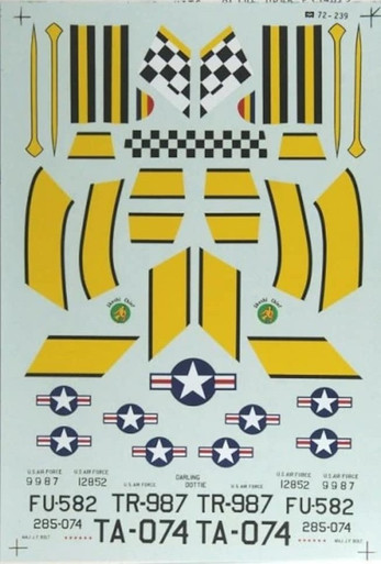 72-239- Microscale Decal 1/48 Korean War Aces #1