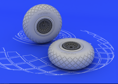 648078 - Eduard 1/48 B-17 wheels