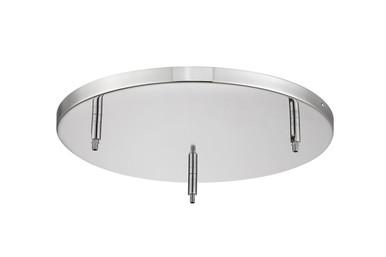 Z-Lite Multi Point Canopy 3 Light Ceiling Plate in Chrome (CP1803-CH ...