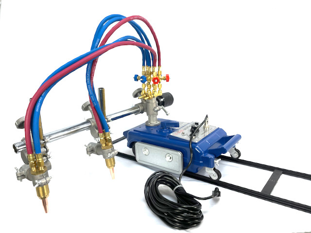 BLUEROCK CG-100 Double Cutting Gas Track Torch Kit - Motorized Burner ...