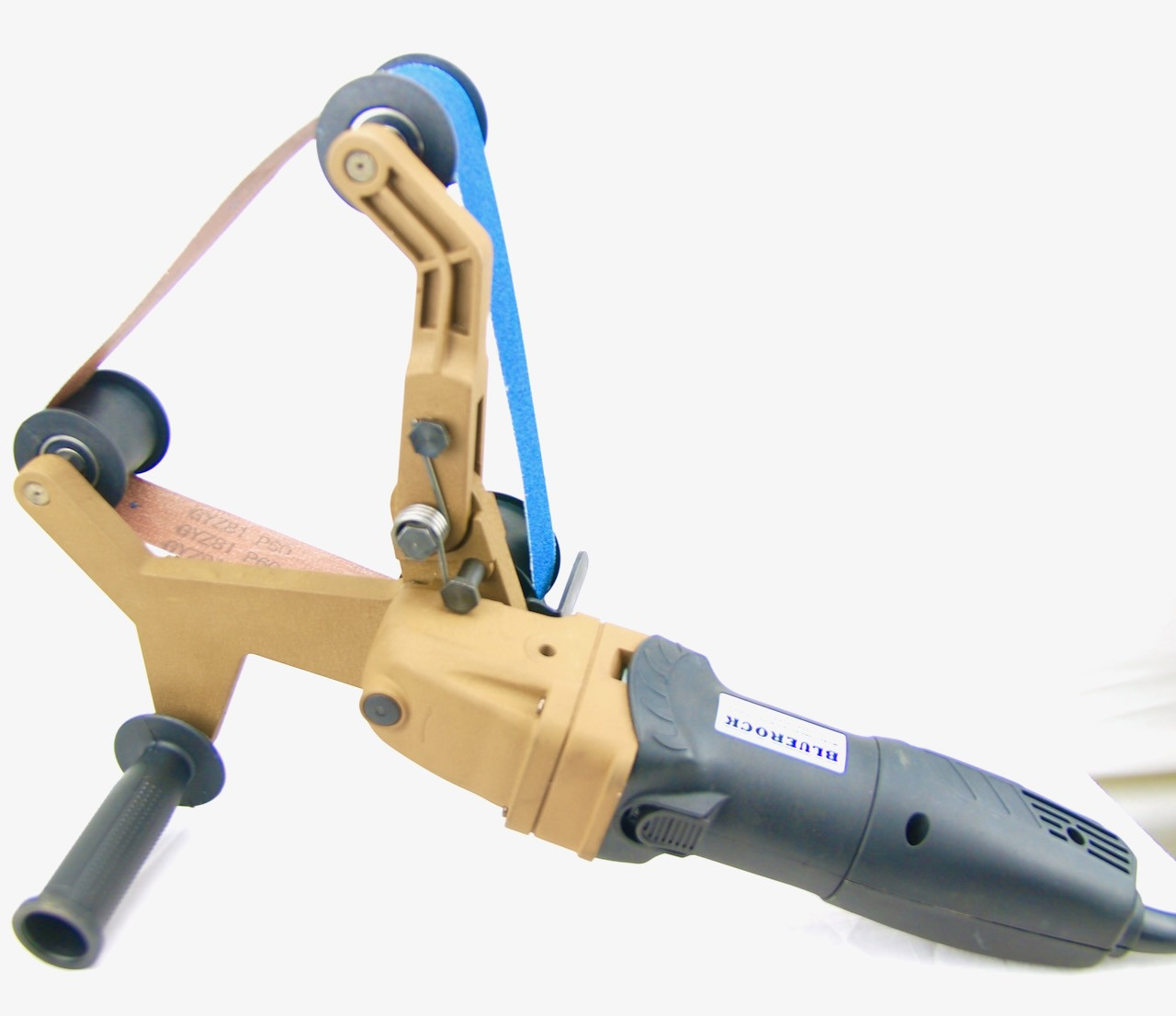 BLUEROCK Model 40A Portable Handheld Pipe Polishing Machine Belt Pipe ...