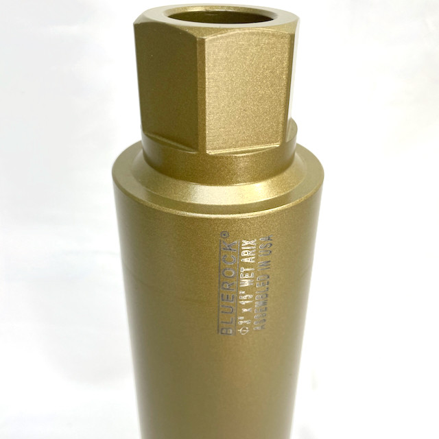 ULTRA PREMIUM BLUEROCK 3" ARIX Turbo Diamond 1-1/4"-7 Thread wet Type ...
