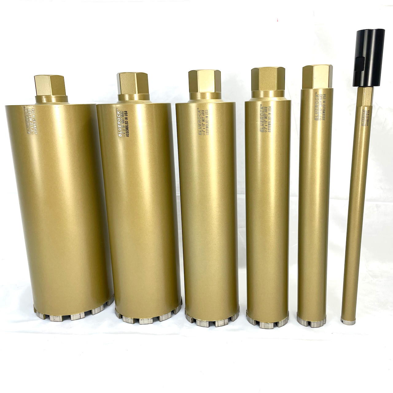 Ultra Premium 1" - 8" Diamond wet Coring Bit Set For Concrete Core ...