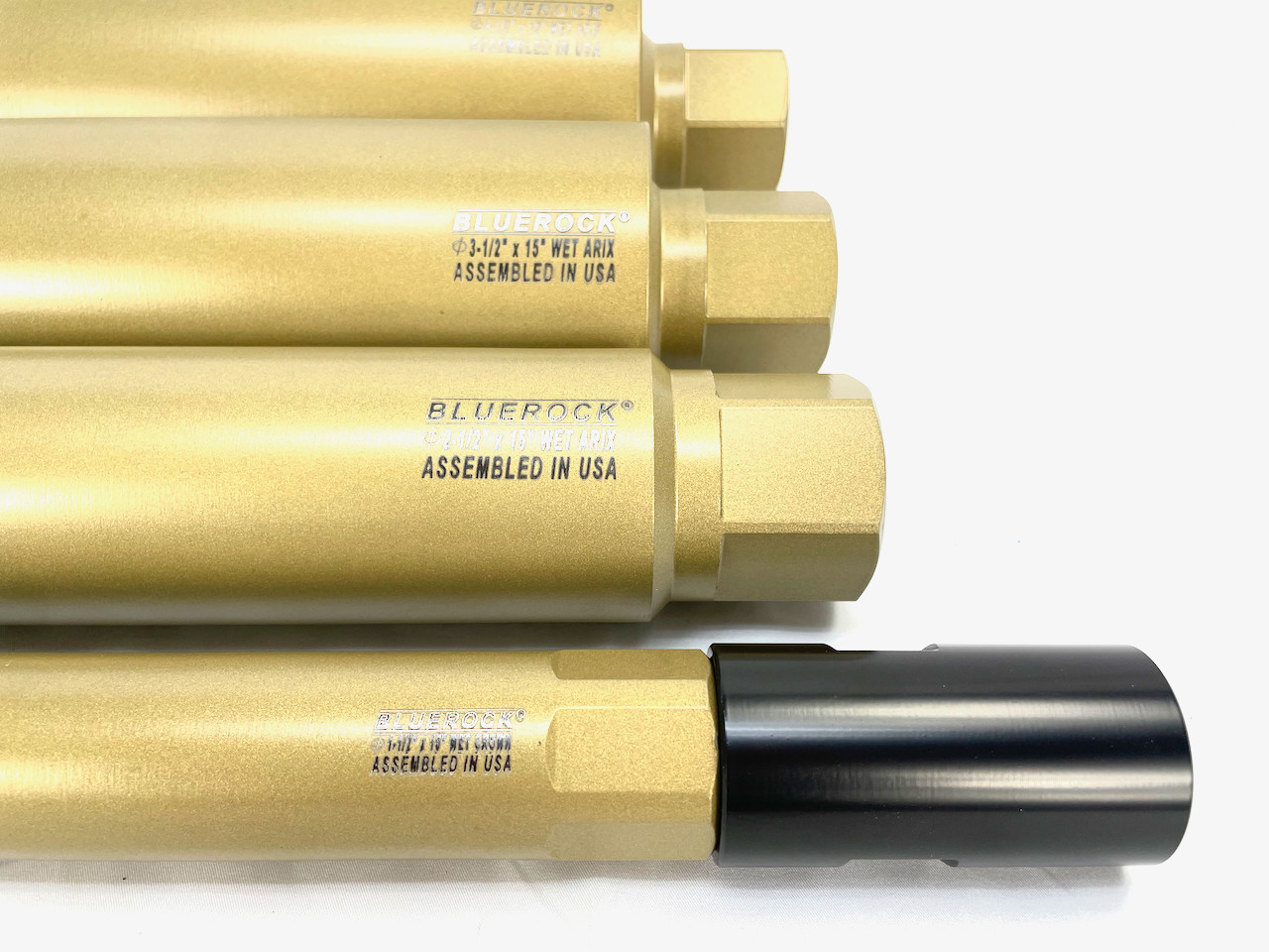 Ultra Premium 1.5" - 4.5" Diamond wet Coring Bit Set For Concrete Core ...