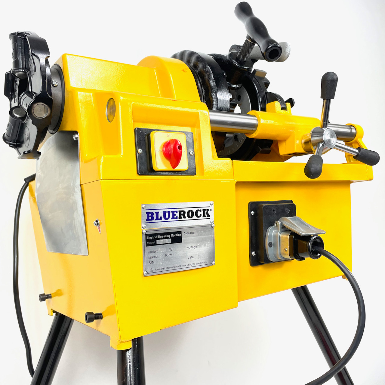 BLUEROCK PTM50-C 1/2"-2" Motorized Pipe Threader Threading Machine fits ...