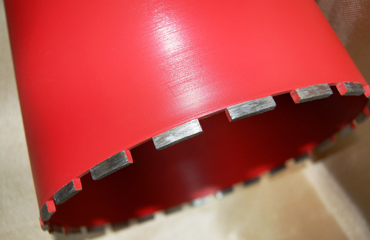 BLUEROCK 7" - 12" Diamond Wet Coring Bit Set For Concrete Core Drill ...