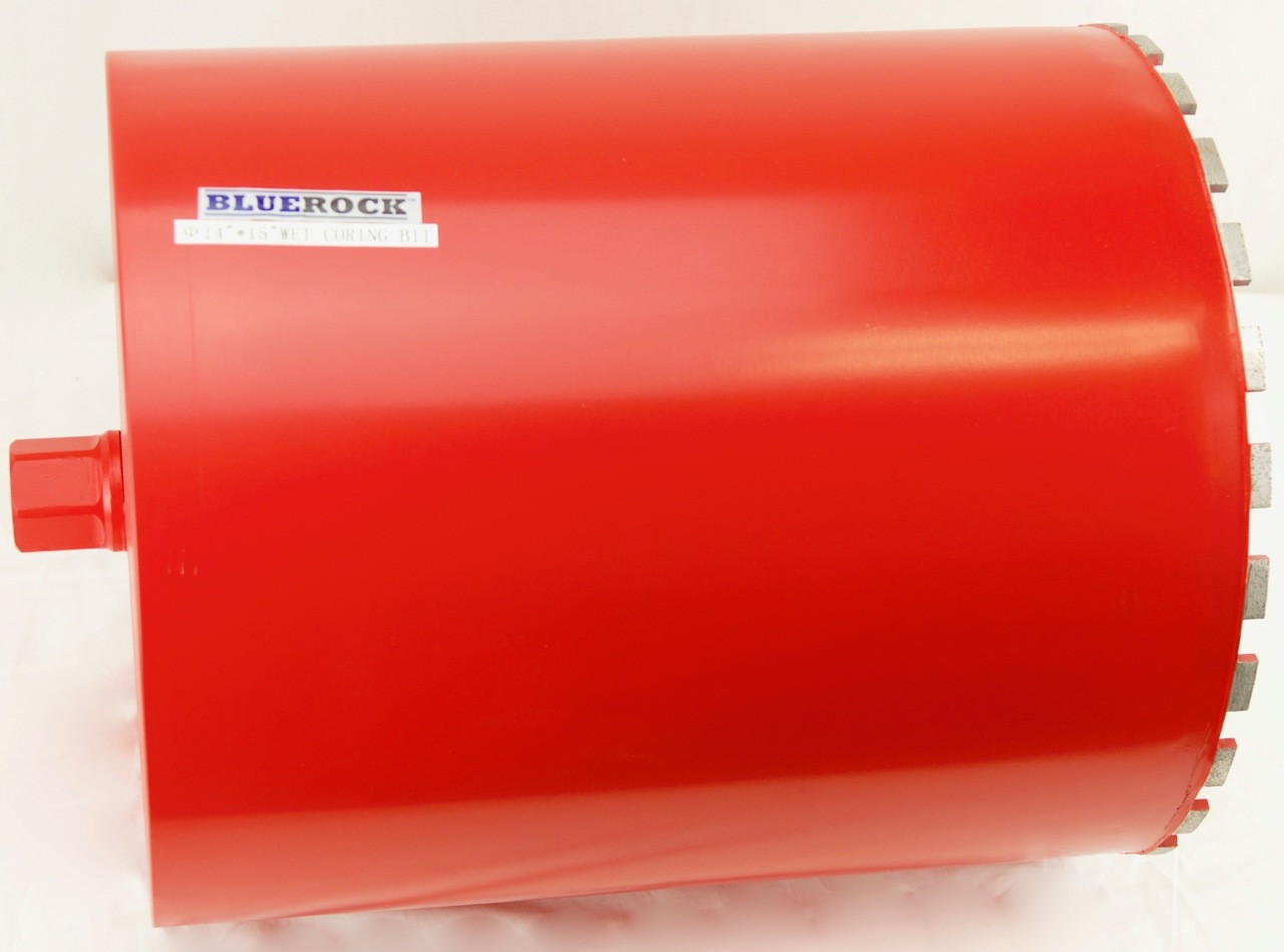 BLUEROCK 14" Diamond wet Coring Bit For Concrete Core Drill - BLUEROCK ...