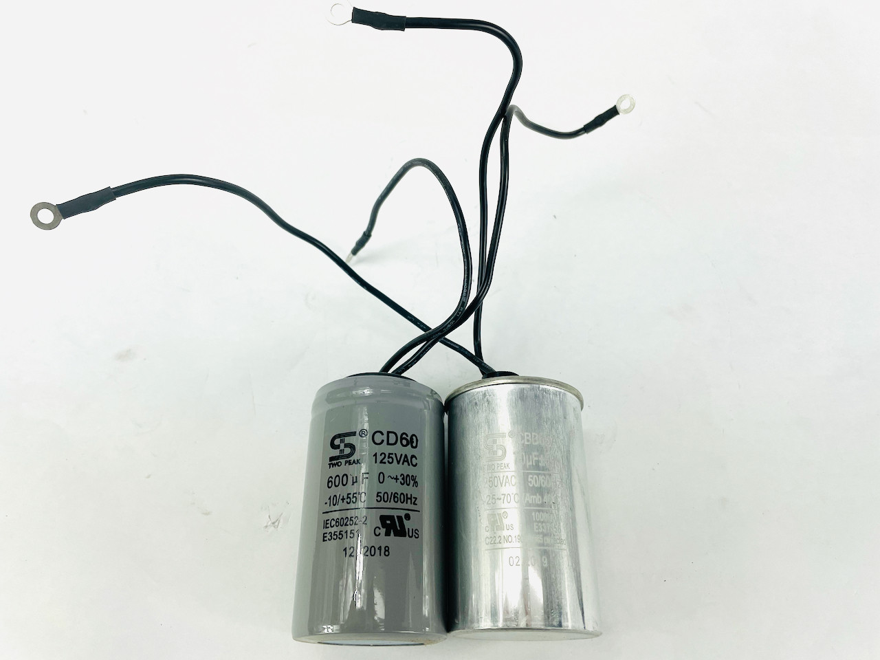 BLUEROCK Start & Run Capacitors Pair for Model SDS200/SDS200B Sectional ...