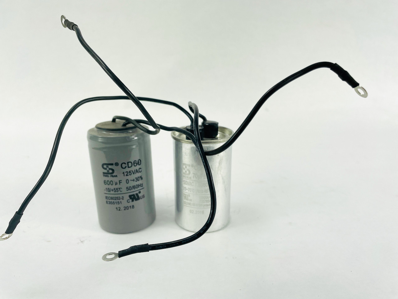 BLUEROCK Start & Run Capacitors Pair for Model SDS200/SDS200B Sectional ...