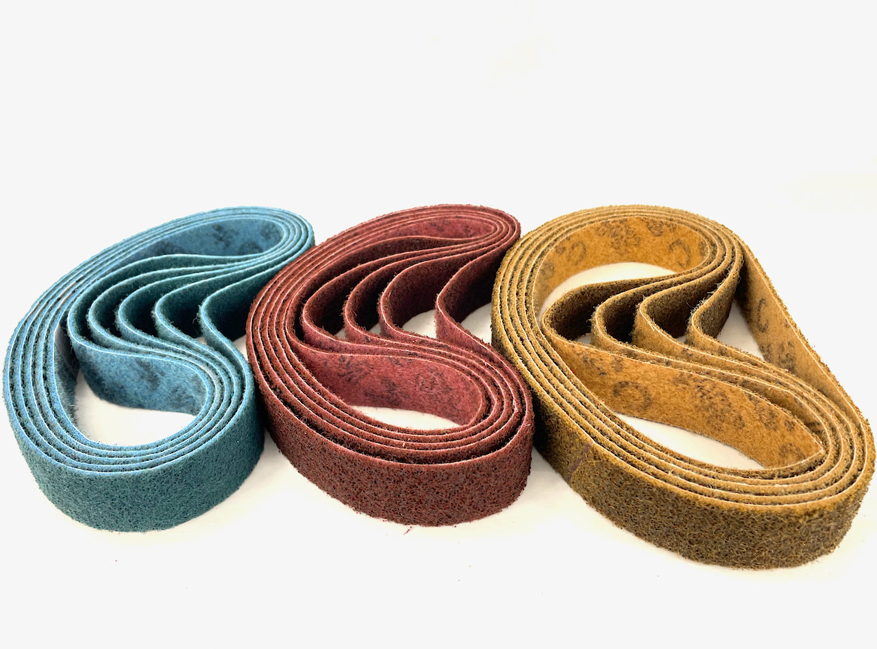 BLUEROCK 40A & 3M® Scotch-Brite® 15 Belts Package Deal Pipe Portable ...