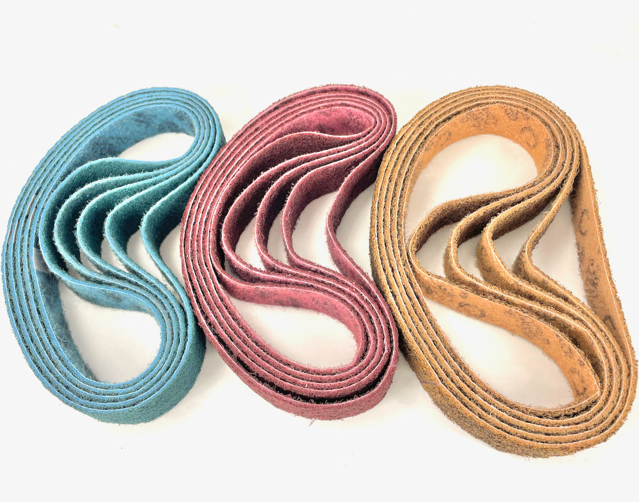 BLUEROCK 40A & 3M™ Scotch-Brite™ 15 Belts Package Deal Pipe Portable ...