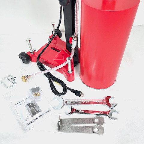 BLUEROCK Model 8Z1RB Concrete Core Drill w/ Rolling Base & 1"- 8 ...