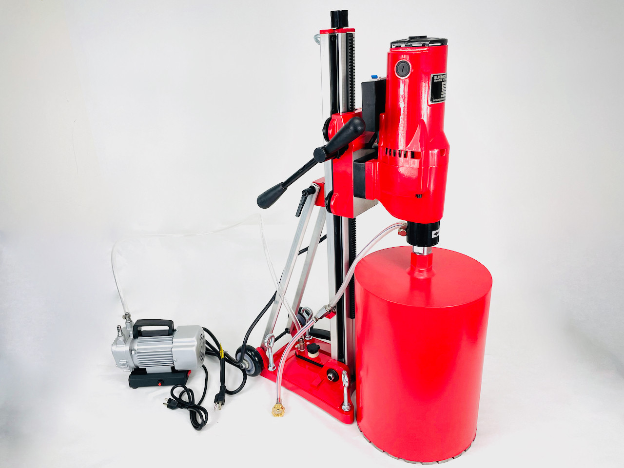 BLUEROCK 12Z1 T/S Concrete Core Drill, Vacuum Pump, 1"-12" wet Bit Set ...