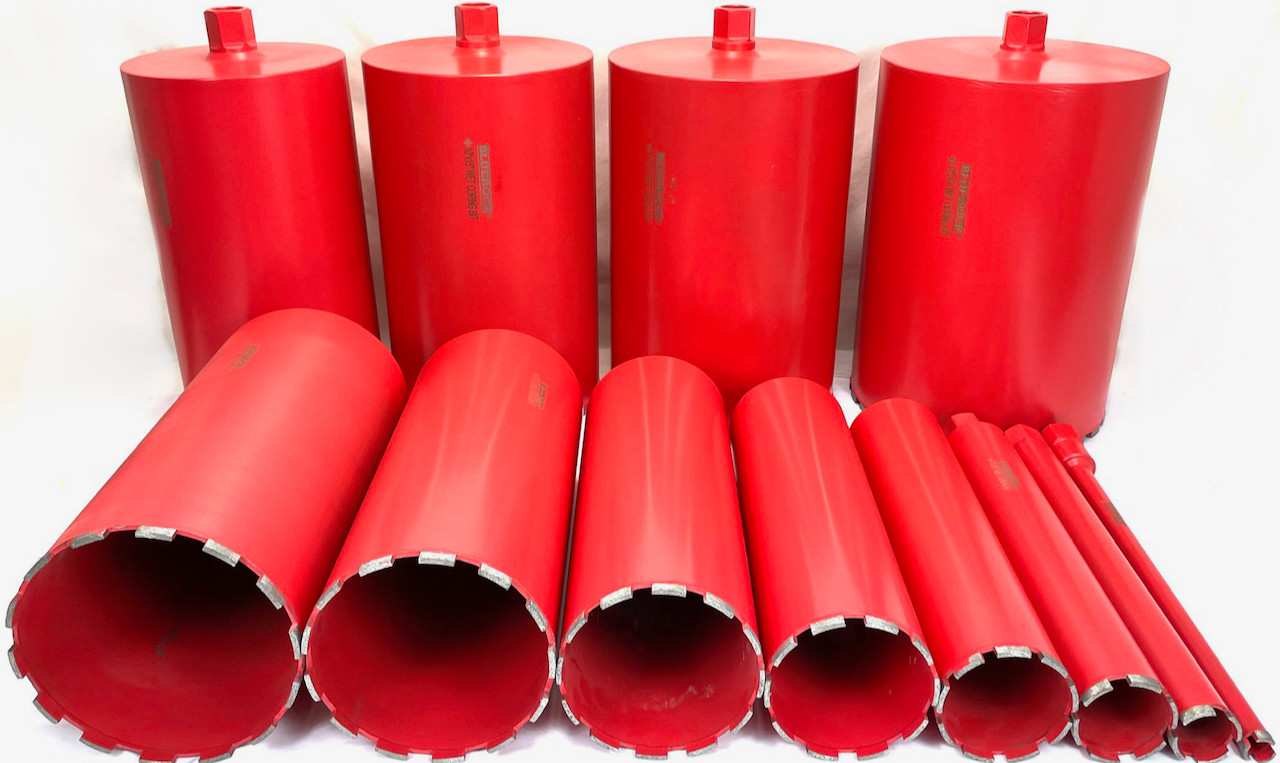 BLUEROCK 12Z1 LRBT/S Concrete Core Drill & 1"-12" wet Bit Set PACKAGE ...