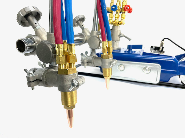 BLUEROCK CG-100 Double Cutting Gas Track Torch Kit - Motorized Burner ...