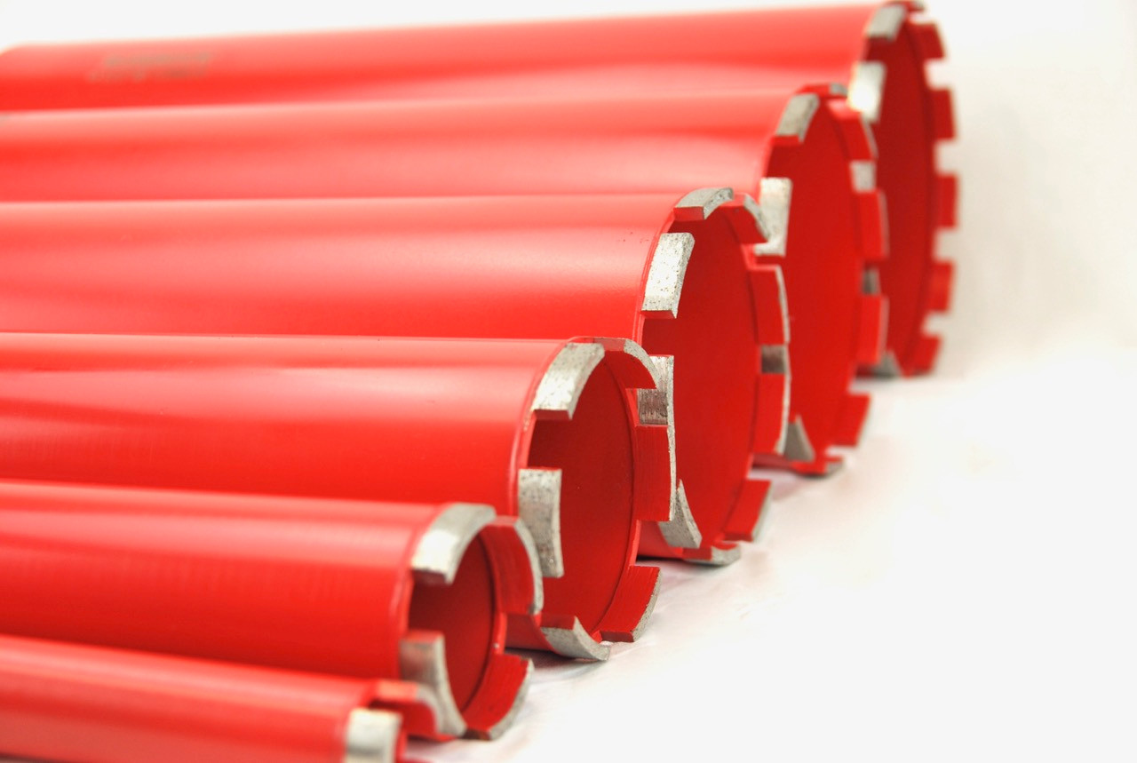 BLUEROCK 1" - 6" Diamond WET Coring Bit Set For Concrete Core Drill ...