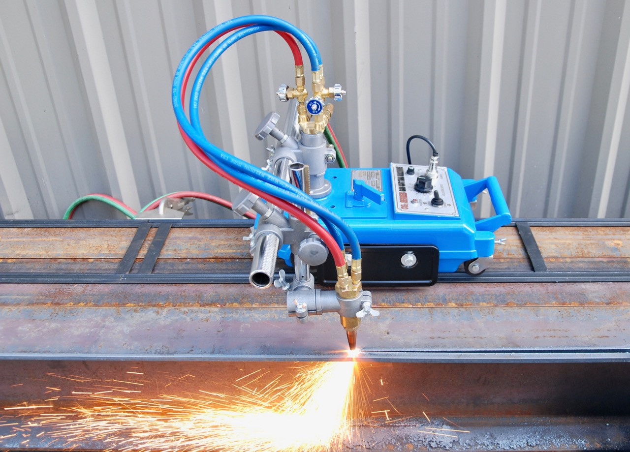 BLUEROCK CG-30 Gas Cutting Track Torch Kit - Motorized Burner Cutter ...