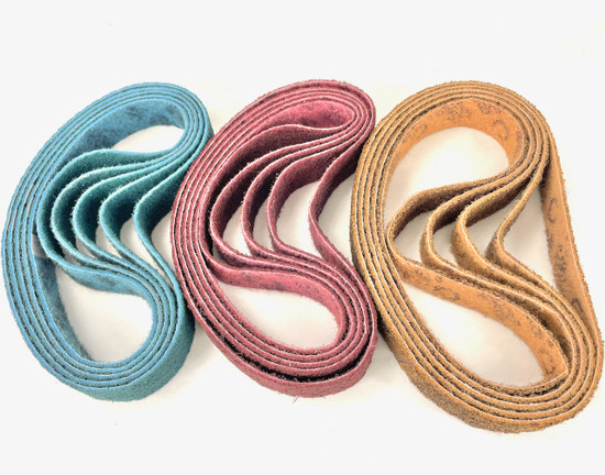 BLUEROCK 40A & 3M® Scotch-Brite® 15 Belts Package Deal Pipe Portable ...