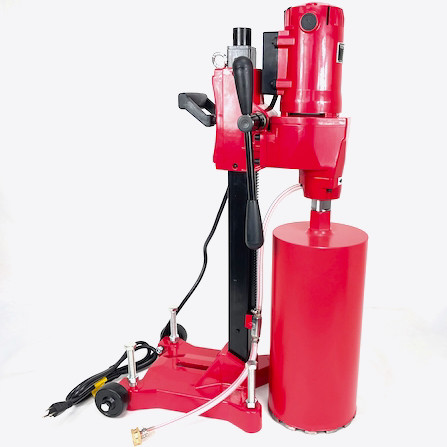 BLUEROCK Model 8Z1RB Concrete Core Drill w/ Rolling Base & 1"- 8 ...