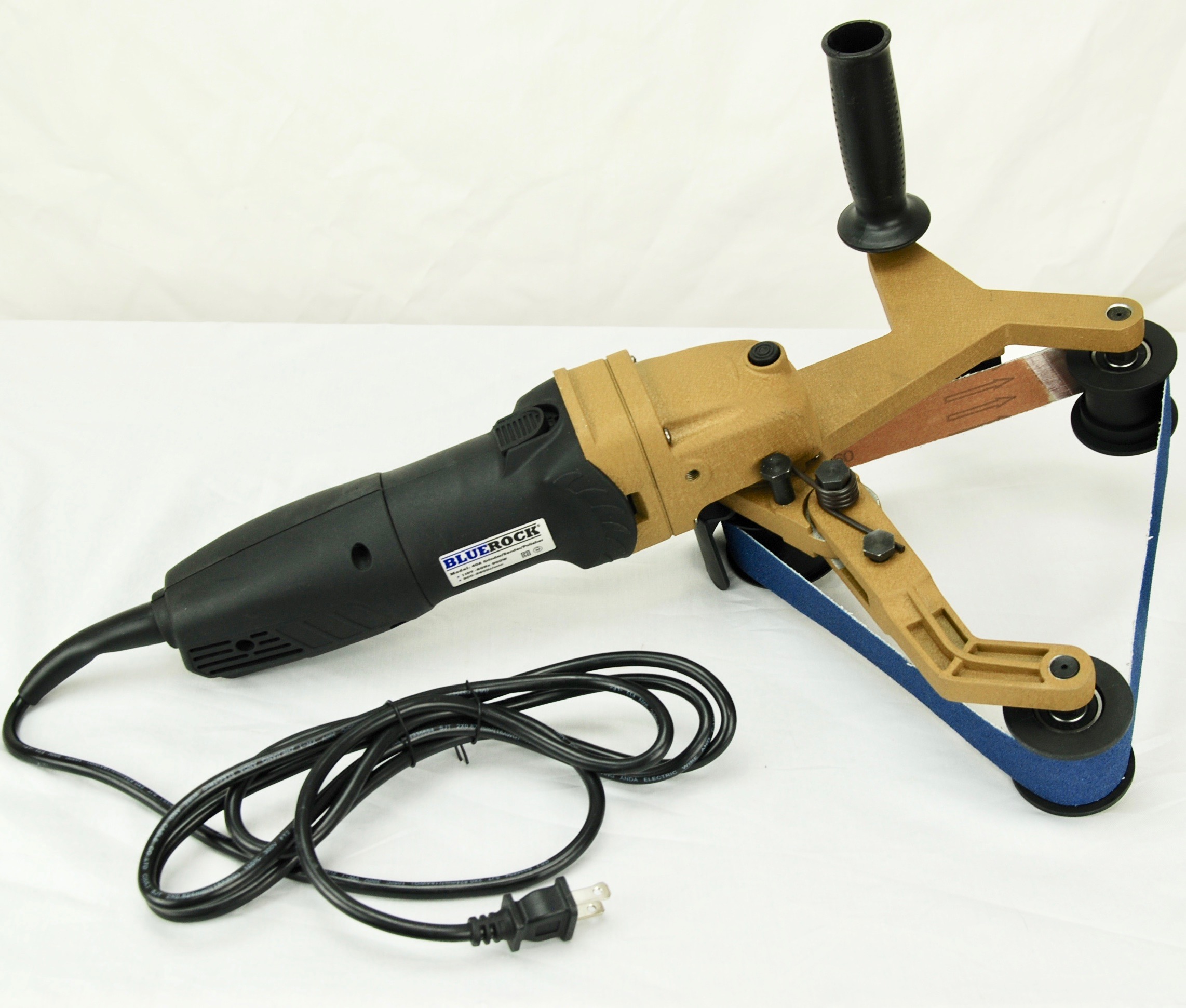 BLUEROCK Model 40A Portable Handheld Pipe Polishing Machine Belt Pipe ...