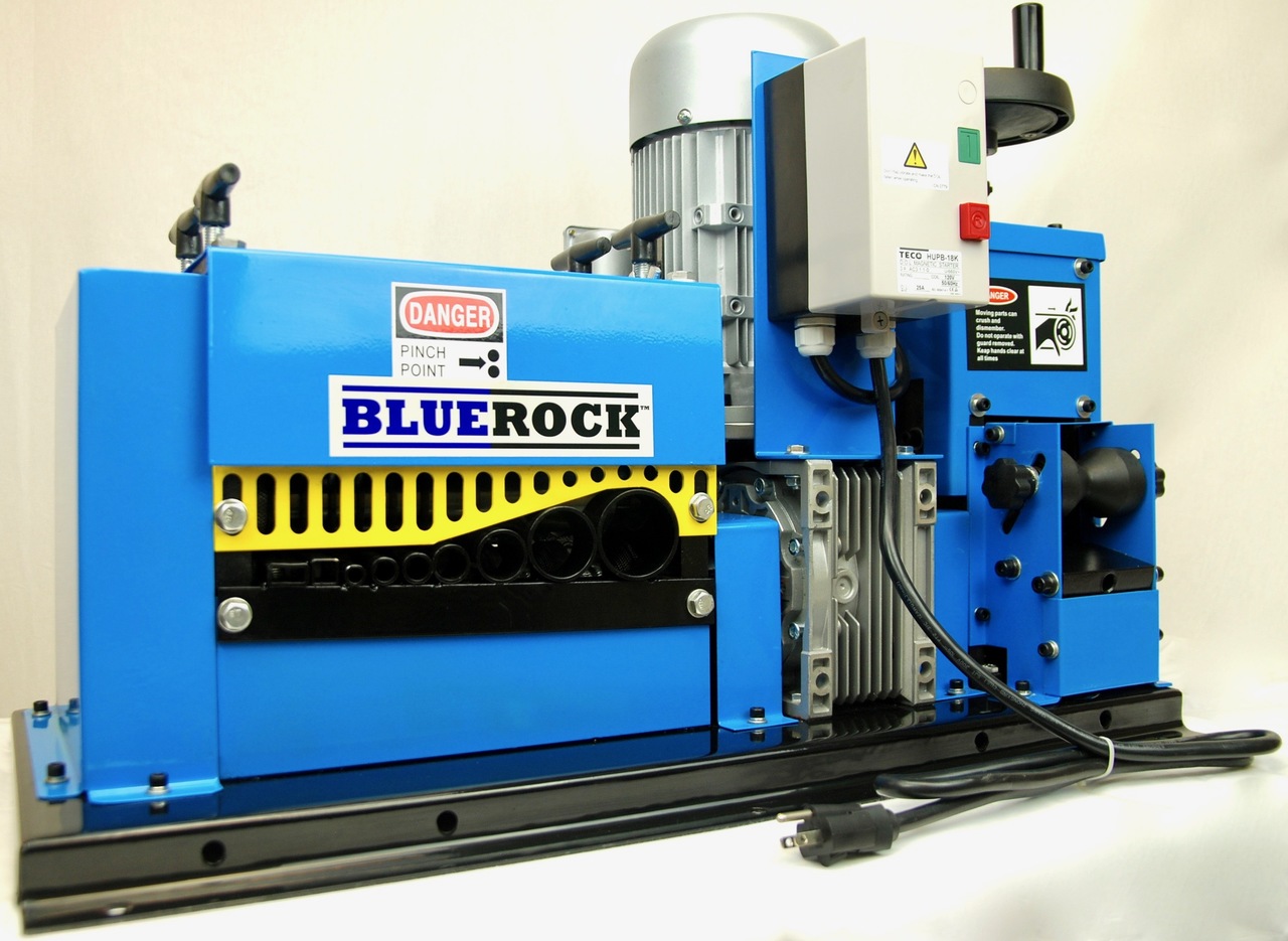 BLUEROCK Model WS260 Motorized Copper Wire Stripping Machine - BLUEROCK ...