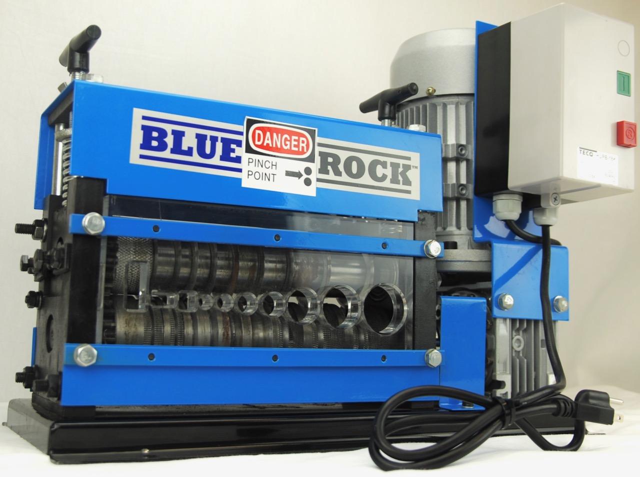 BLUEROCK MWS-808PMO Motorized Copper Wire Stripping Machine - BLUEROCK ...