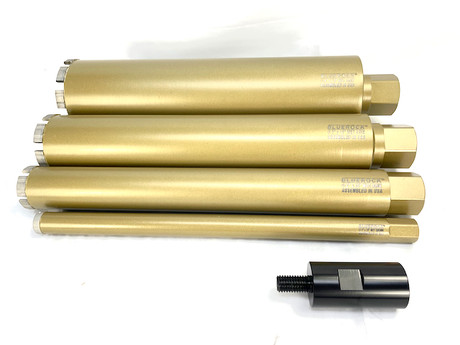 Ultra Premium 1" - 4" Diamond wet Coring Bit Set For Concrete Core ...
